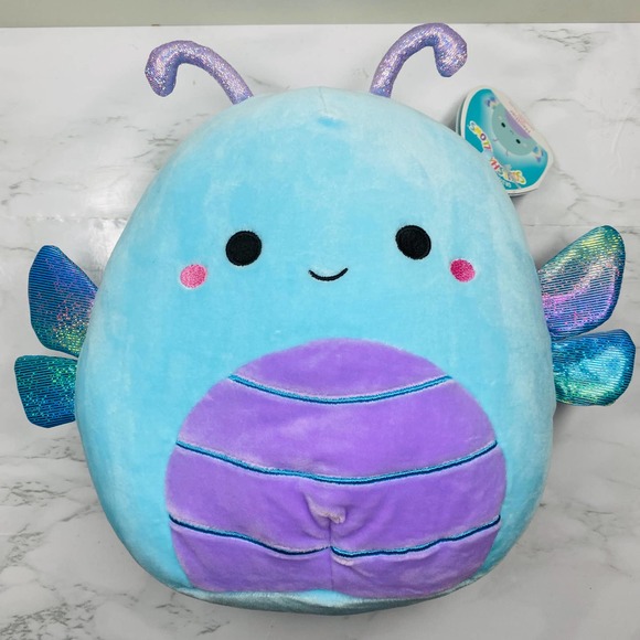 Squishmallows | Toys | Squishmallows Iris Tie Dye Heather Blue ...